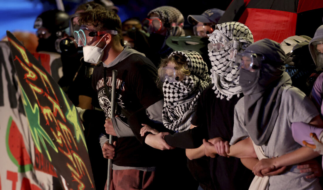 Police arrest dozens as they break up pro-Palestinian protests at ...